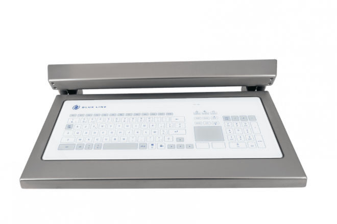 Desktop keyboard - blue-line.com - capacitive / 103-key / with touchpad