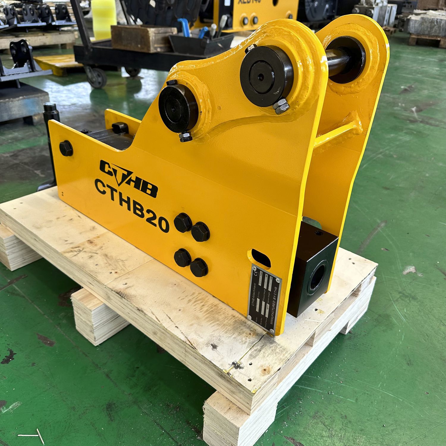 Hydraulic post driver - Excavator Post Driver Hammer - Yantai Chengtai ...