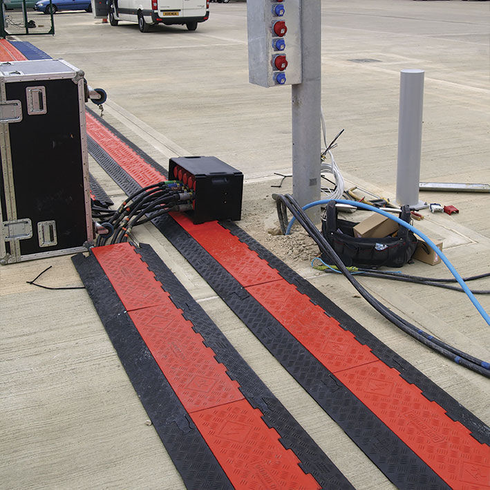 Vehicle bridge cable protector - Guard Dog® - Justrite Safety Group ...