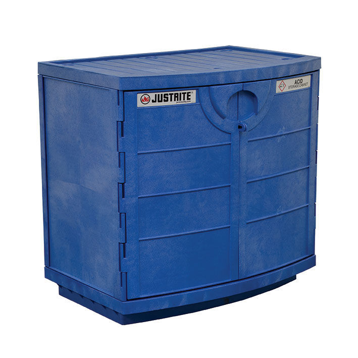 Security cabinet - 24180-CL - Justrite Safety Group - with legs ...