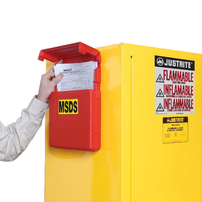 Rectangular storage box - JSTS2330 series - Justrite Safety Group