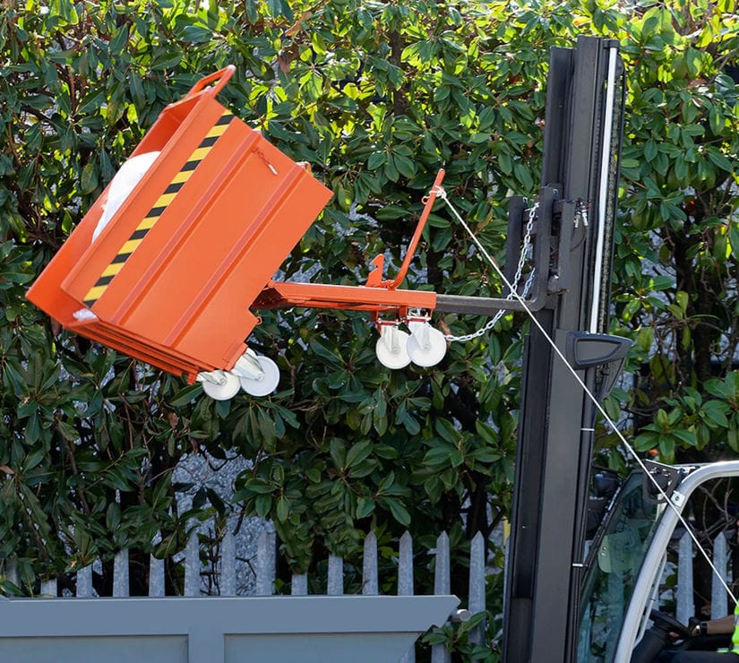 Steel skip container - LTL-OR - Justrite Safety Group - industrial waste