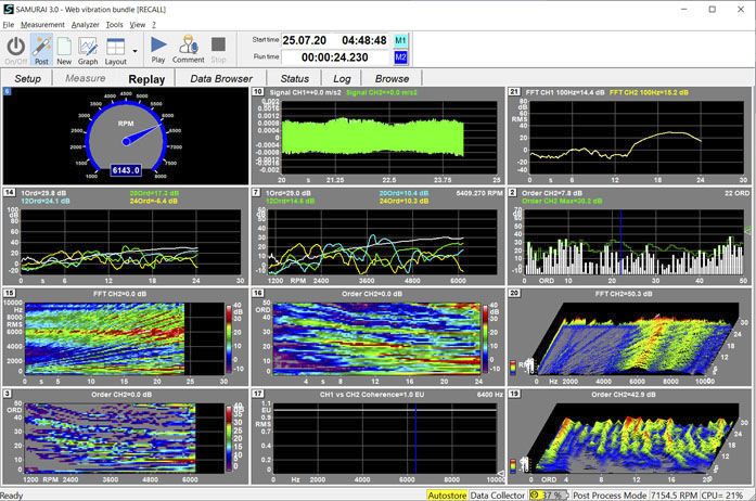 Vibration analysis software - SAMURAI™ - SINUS - tracking