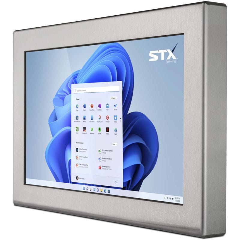 LCD panel PC - X7500 series - STX Technology - widescreen / PCAP ...