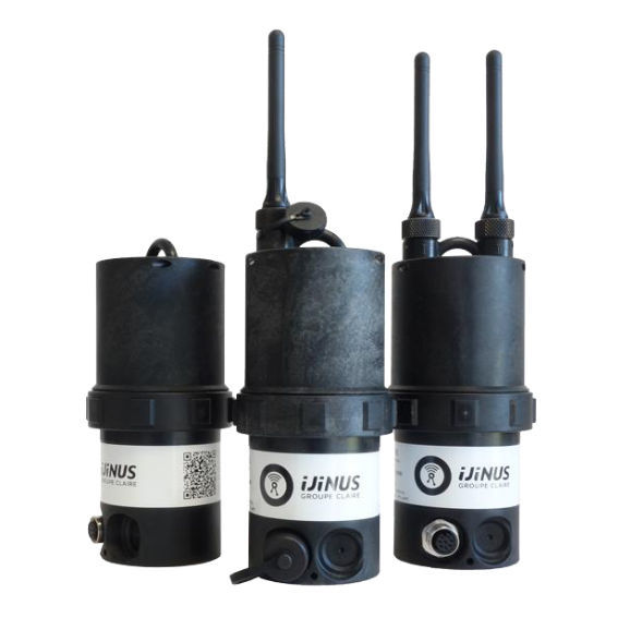Flow data-logger - LOG04V4 series - IJINUS - pulse / conductivity / pH