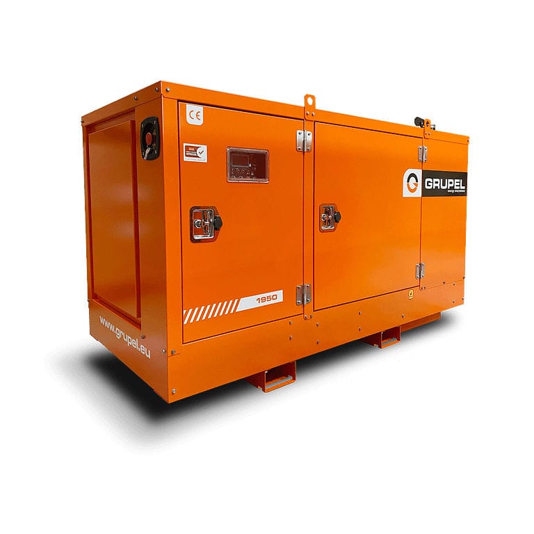 Soundproofed generator set - GRUPEL IVST 39 kVA - Grupel - diesel ...