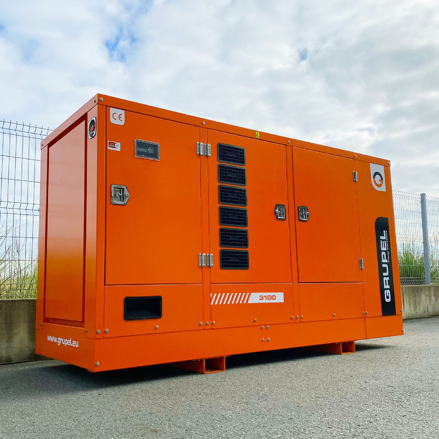 Industrial generator set - GRGR - Grupel - diesel / three-phase ...