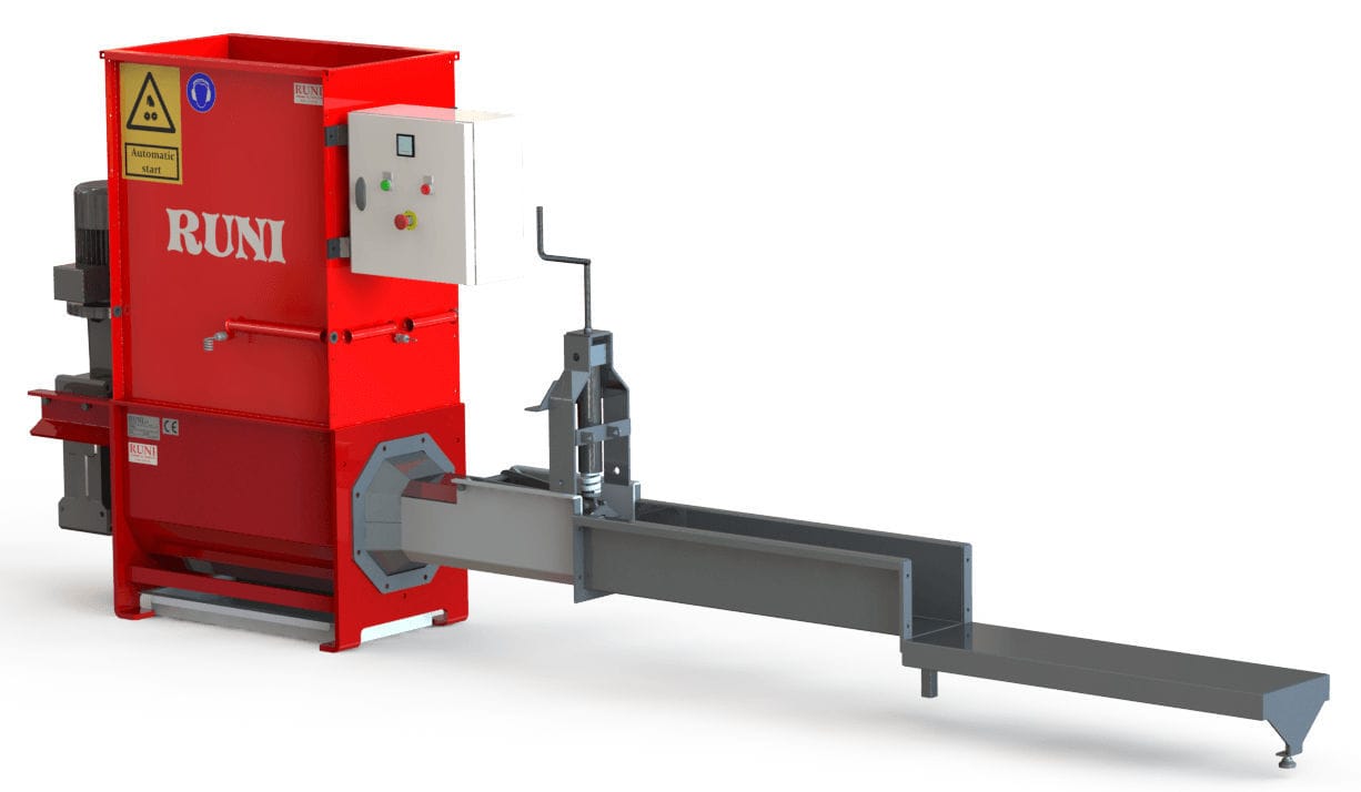 Screw waste compactor - SK200 - Runi - waste recycling / stationary ...