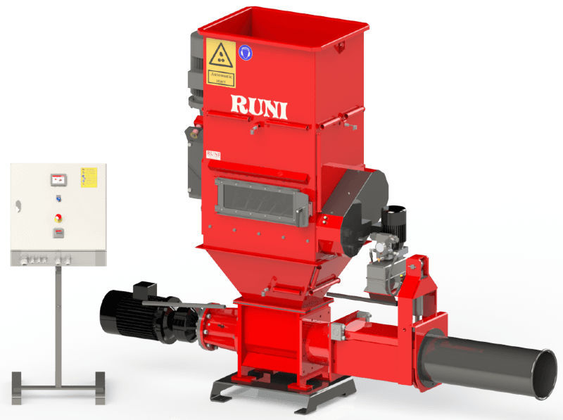 Waste recycling waste compactor - SK240 - Runi - stationary / screw ...