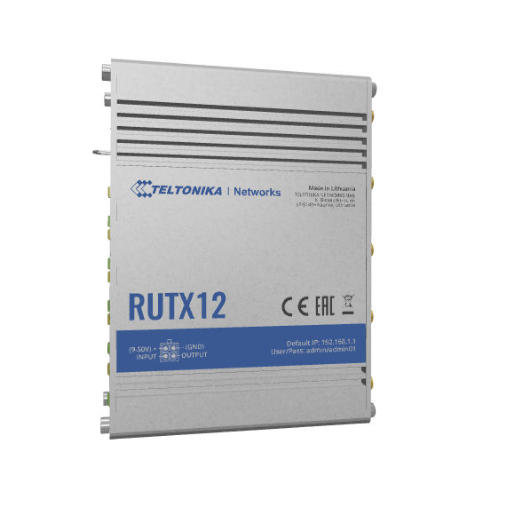 Cellular communication router - RUTX12 - Teltonika Networks - WAN / LTE ...