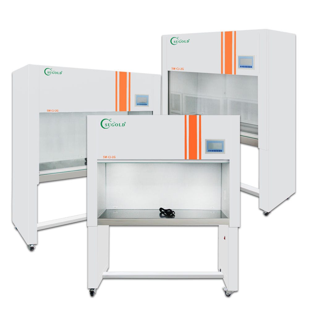 Laboratory clean bench - SW-CJ-2G - Zhejiang FUXIA Medical Technology Co., Ltd. - on casters ...