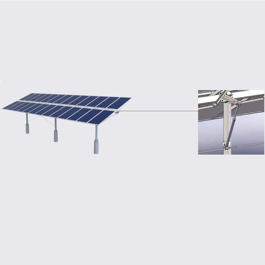 Manually adjustable solar tracker - Arctech Solar - fixed / PV