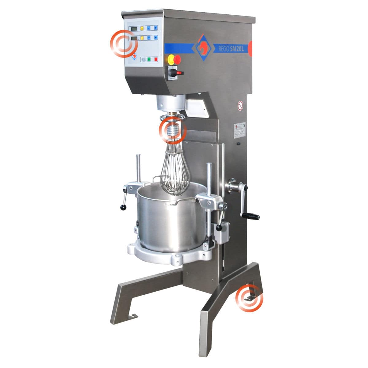 Planetary agitator - SM series - Rego Herlitzius GmbH - batch / dough ...