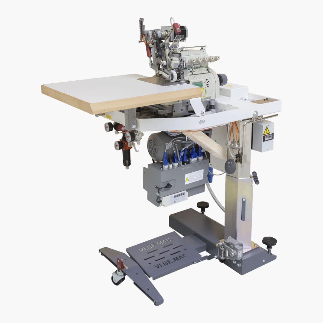 Overlock stitch sewing machine - CG90Y - VI.BE.MAC. - twin-needle / 4 ...