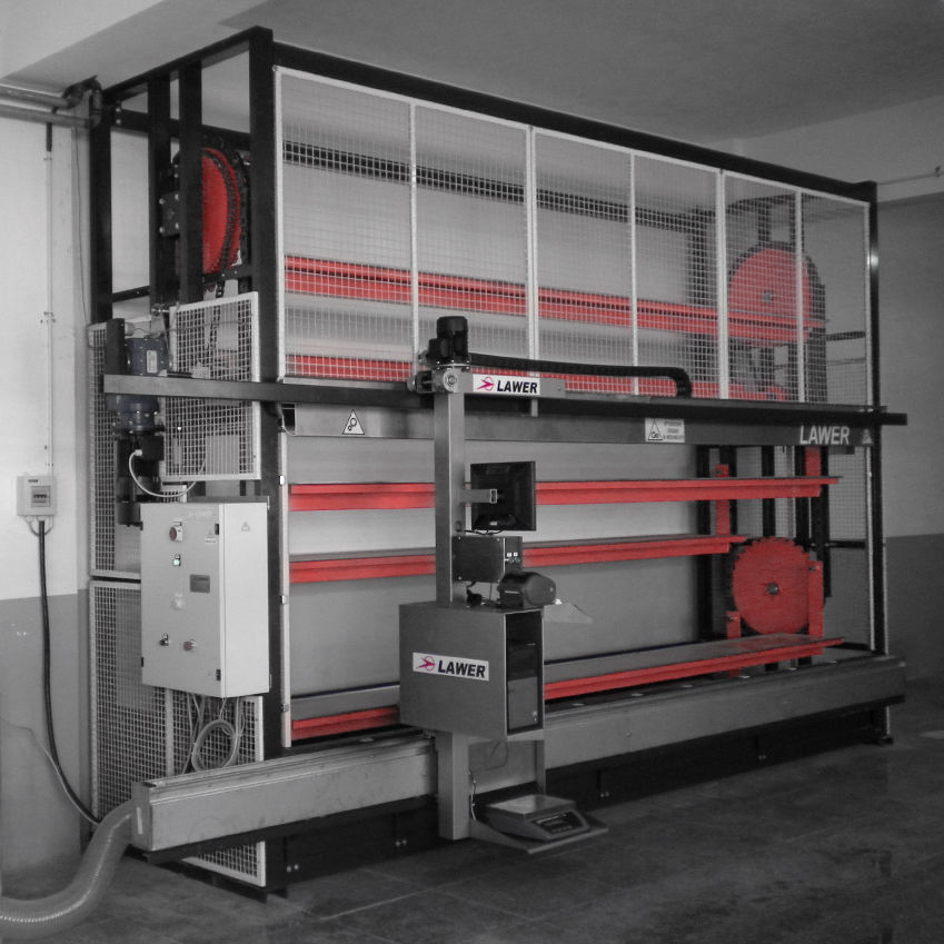 Powder storage carousel - MR/DOS - LAWER - drum / cans / powder coating