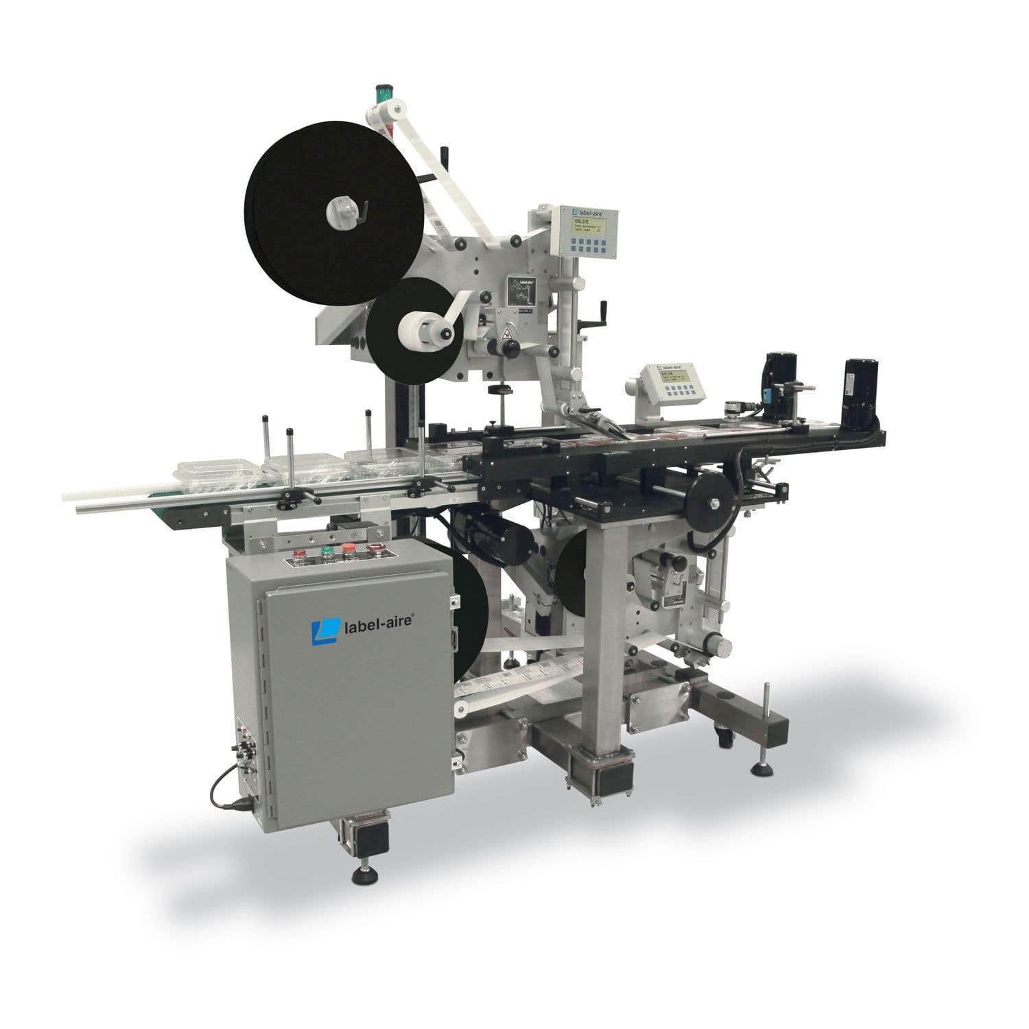 Automatic labeler - HBS-Clamshell - Label Aire - for packaging / top ...