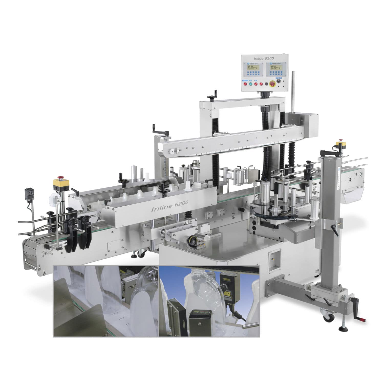 Automatic labeler - IL6200FB - Label Aire - for bottles / in-line