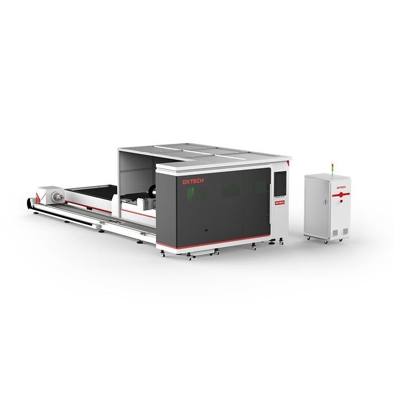 Cutting machine with exchange table - ST Series - DXTECH CNC Machine Co ...