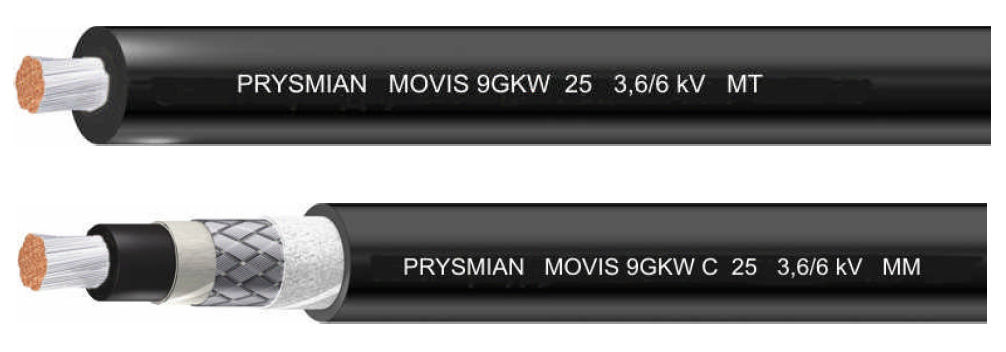 Power cable - MOVIS 9GKW / 9GKW C - Prysmian Group - DIN / halogen-free