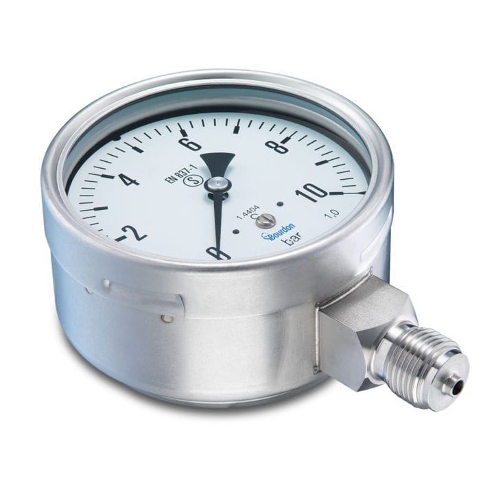 Absolute pressure gauge - MEP5 - Bourdon - dial / threaded / stainless ...
