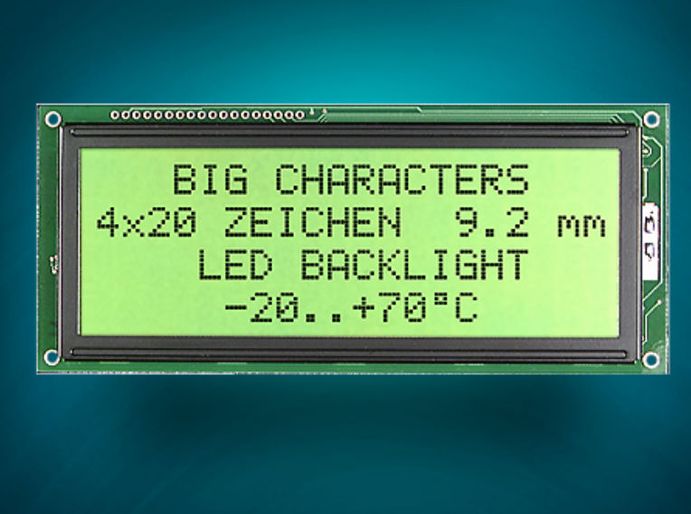 Dot-matrix display - DISPLAY VISIONS GmbH - LED / LCD / 2-line