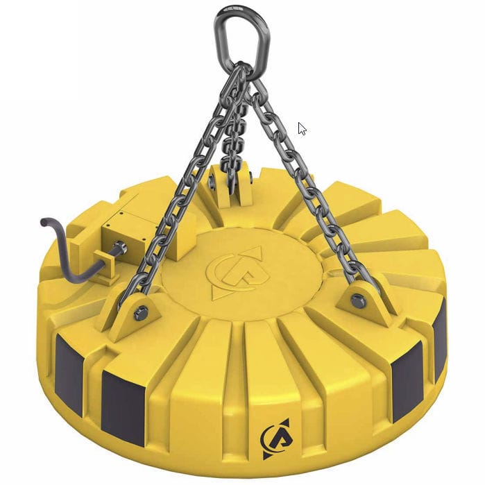 Electrically switched electro lifting magnet - CMPAF series - ANDRIN ...