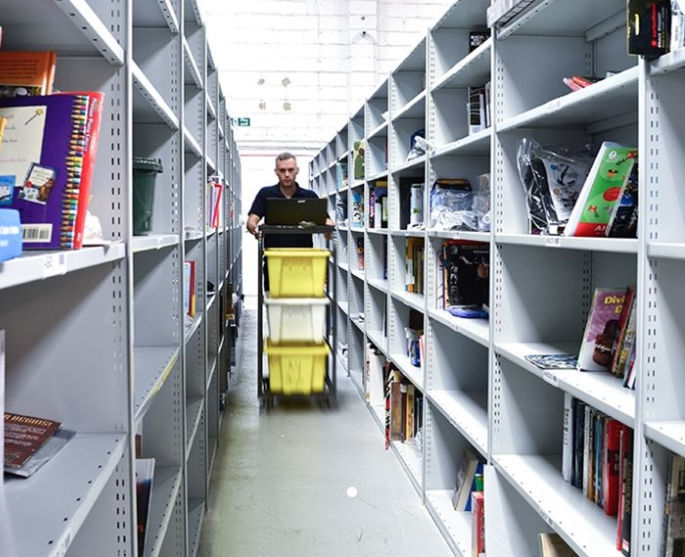 Office shelving - Linpac Storage Systems - with shelves / shuttle / mobile