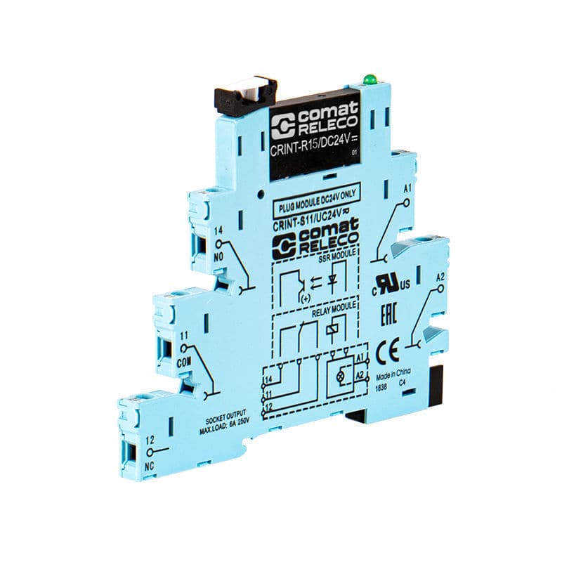 DC solid state relay - CRINT-C115 - Releco - 1 NO / plug-in / monostable