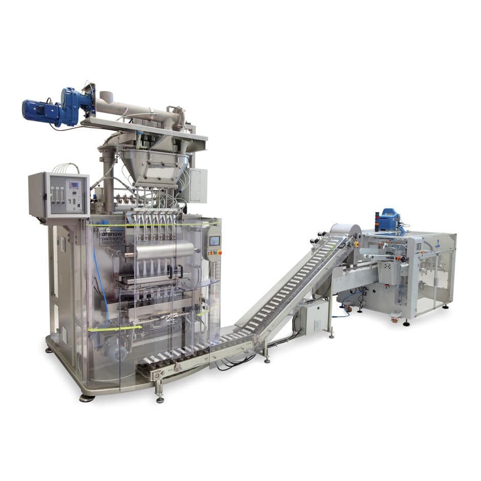 Intermittent-motion cartoner - Aranow - vertical / for the food ...