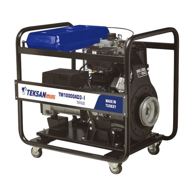 Diesel generator set - TM10000AD3-M - Teksan - three-phase / portable ...