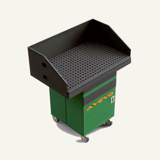 Grinding process downdraft table - MST 100 eco - Kristal - for welding ...