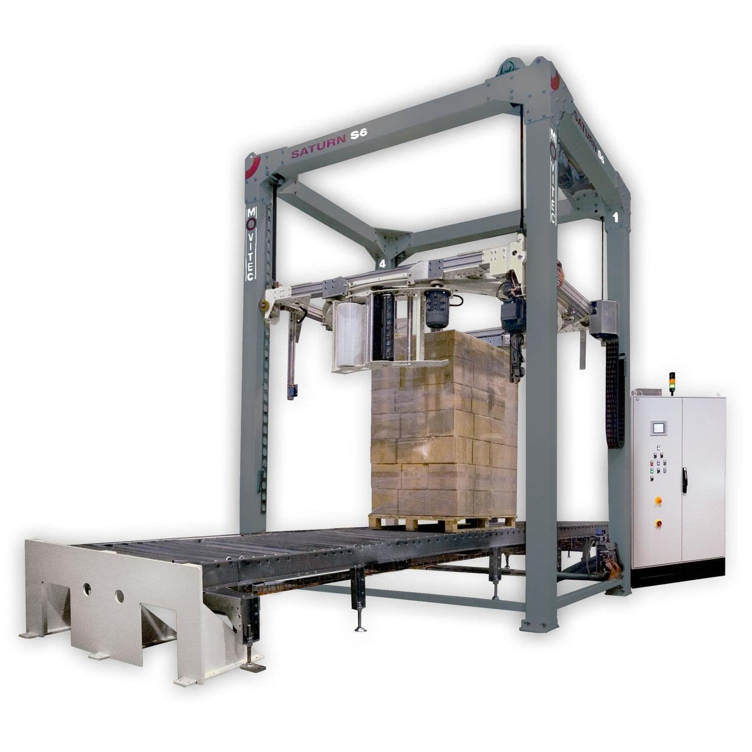 Stretch film wrapping machine - Saturn S6 - MOVITEC WRAPPING SYSTEMS ...