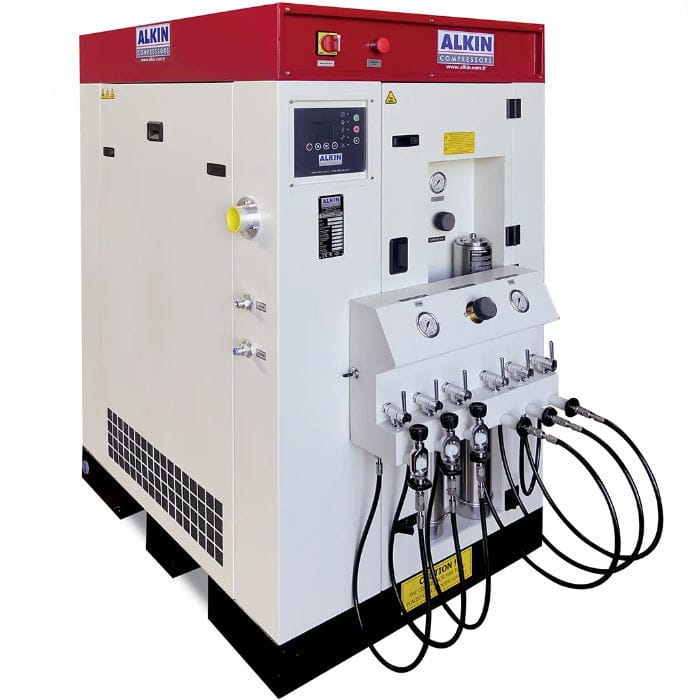 Water-cooled compressor - W4 Canopy - ALKIN Compressors - reciprocating ...
