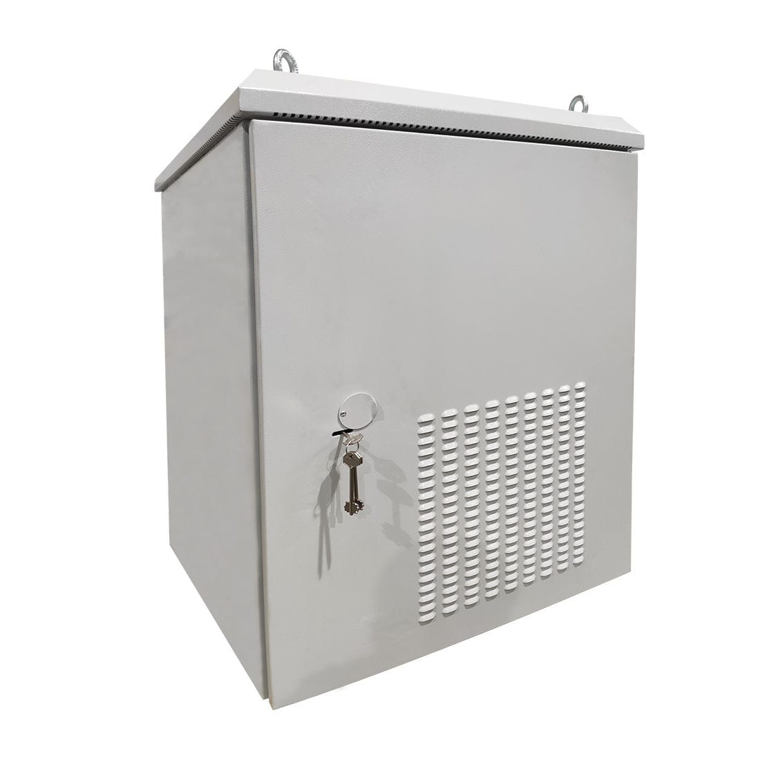 Outdoor cabinet - SHKK 15U - Ipcom - protective / wall-mounted / sheet ...