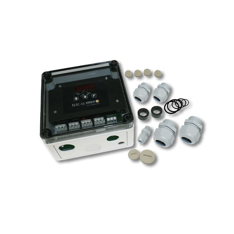 Electronic temperature controller - ELTC-15 NA - Eltherm - with LED ...