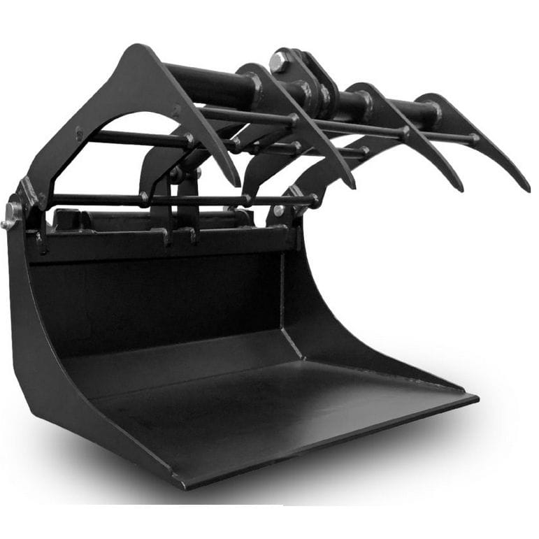 Grapple bucket - Worky Quad - Cast Group - for skid steer loaders / for ...