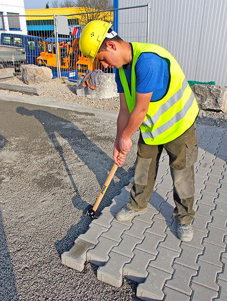 Paving hammer - Saur - for construction site / rubber