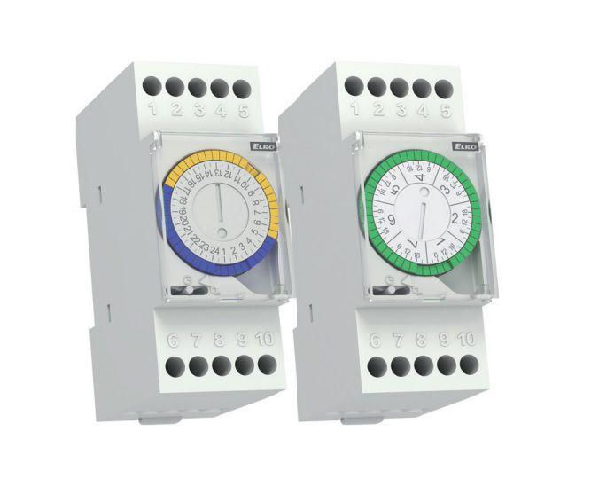 Analog time switch - ATS-2WR - ELKO - mechanical / DIN rail