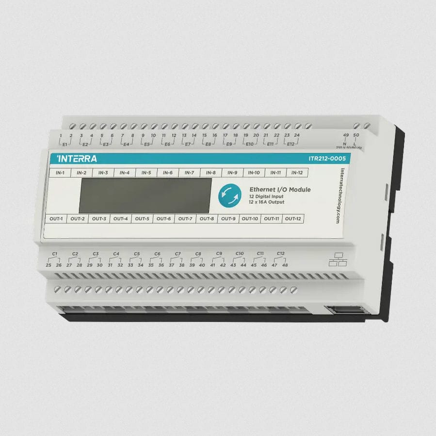 Digital I/O module - ITR212-0005 - Interra - Ethernet / multi-channel ...