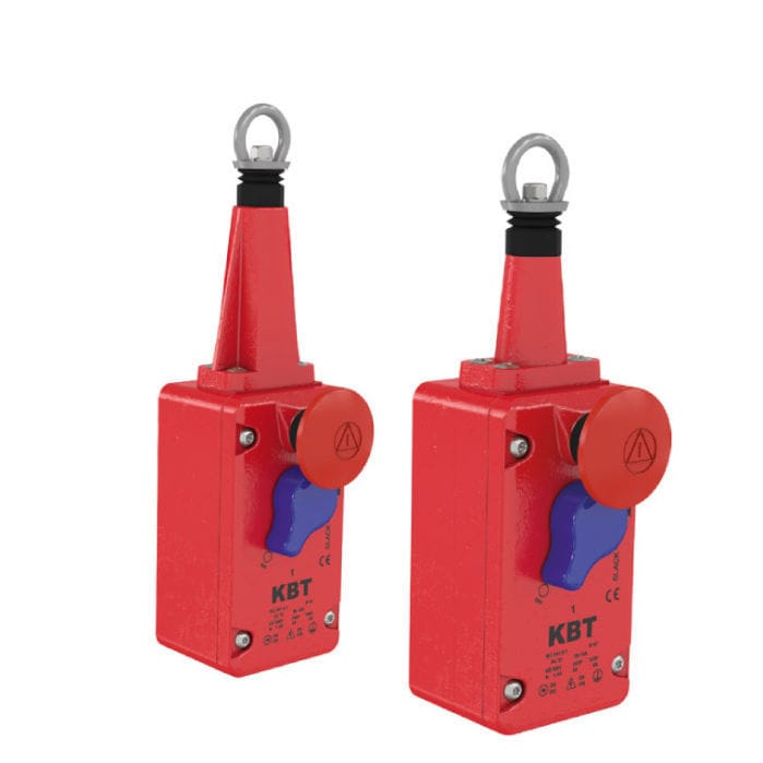 Emergency stop switch - NSR75-PR series - KBT Elektrik - lever / single-pole / standard