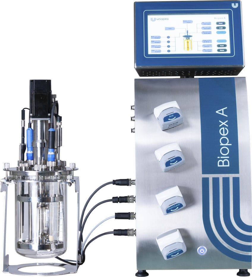 Stirred-tank bioreactor / fermentor - Biopex A - Unopex - batch / fed ...