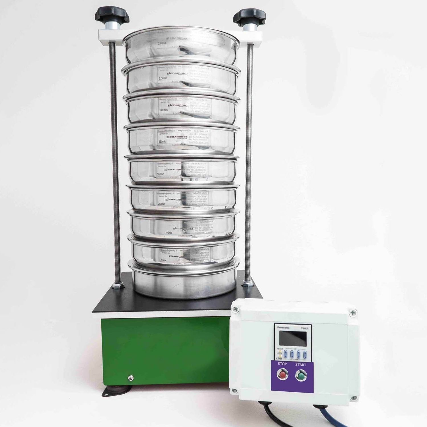 Dry sieving sieve shaker - SQ series - Glenammer - for wet sieving ...