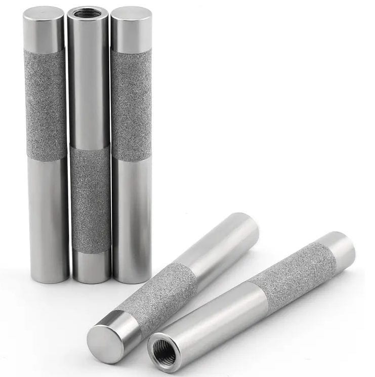 Stainless steel filter - HENGKO Technology Co., Ltd. - metal / threaded