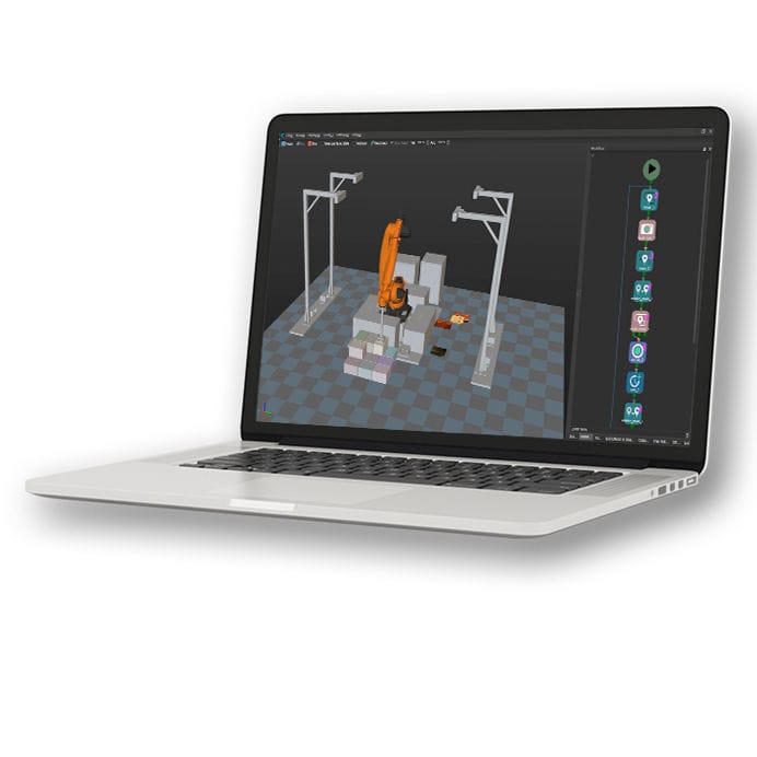 Programming software - MECH-VIZ - Mech-Mind Robotics - simulation ...