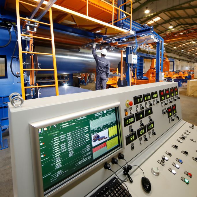 Computer-controlled filament winding machine - CFW 300-3000 ...