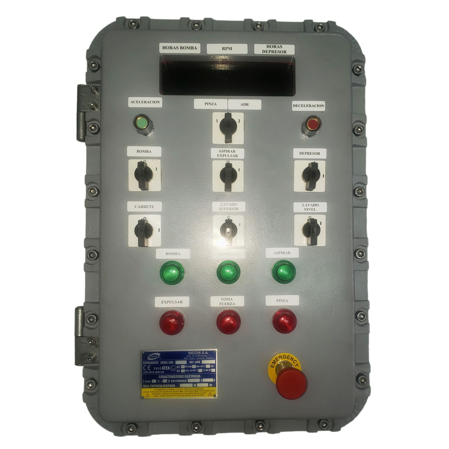 ATEX control station box - EJB series - Siccis - 4-button / 16-button ...