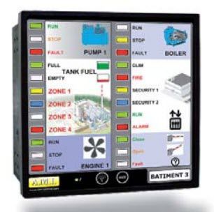 LED display panel - J2405 - AMI - color / high-brightness