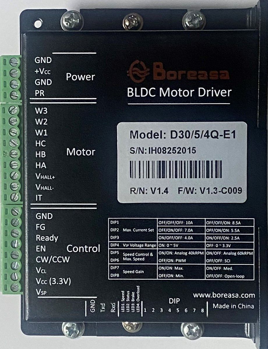 Motor driver with integrated controller - D30/5/4Q-E1 - Boreasa ...