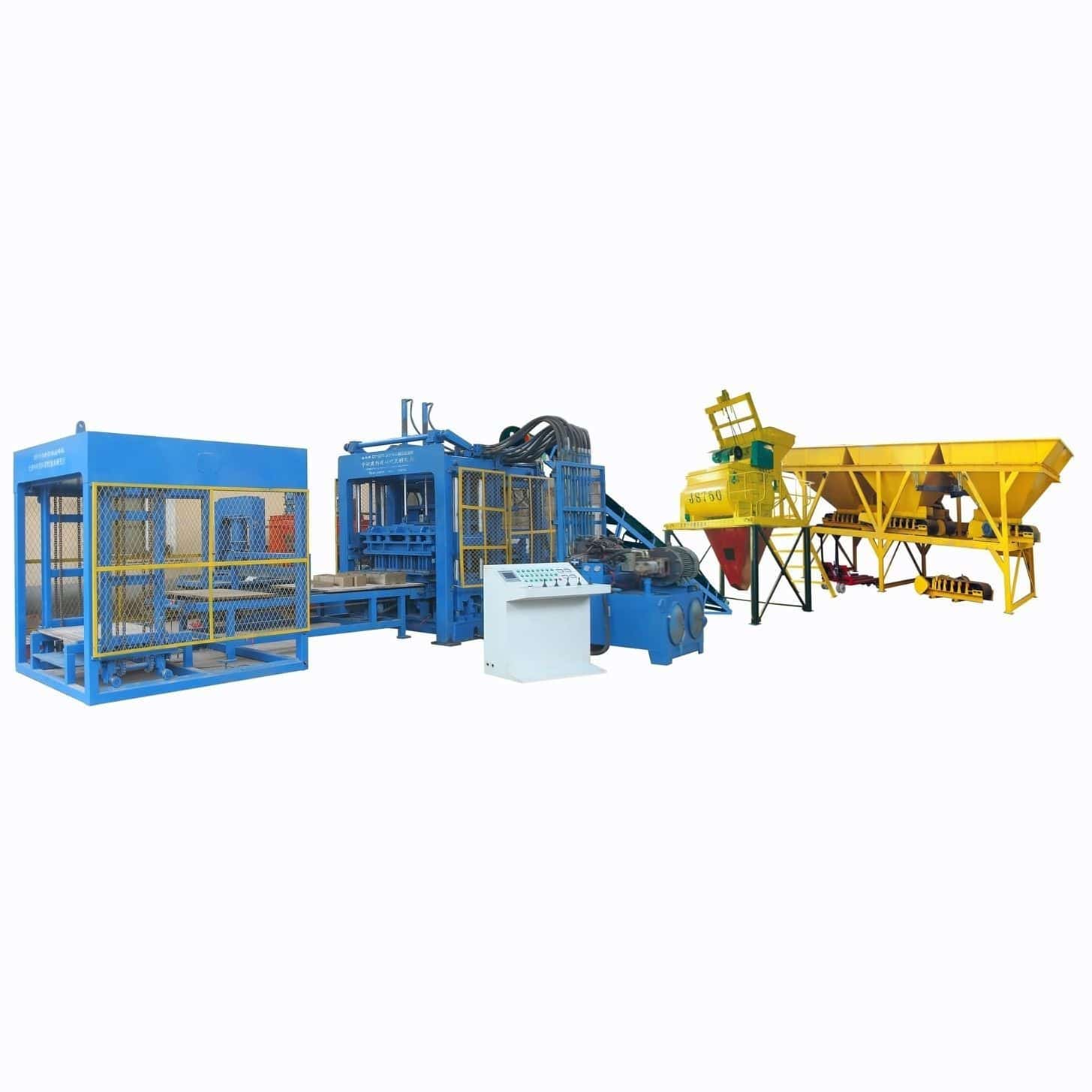 Concrete block making machine - QTY10-15 - ZCJK Intelligent Machinery ...