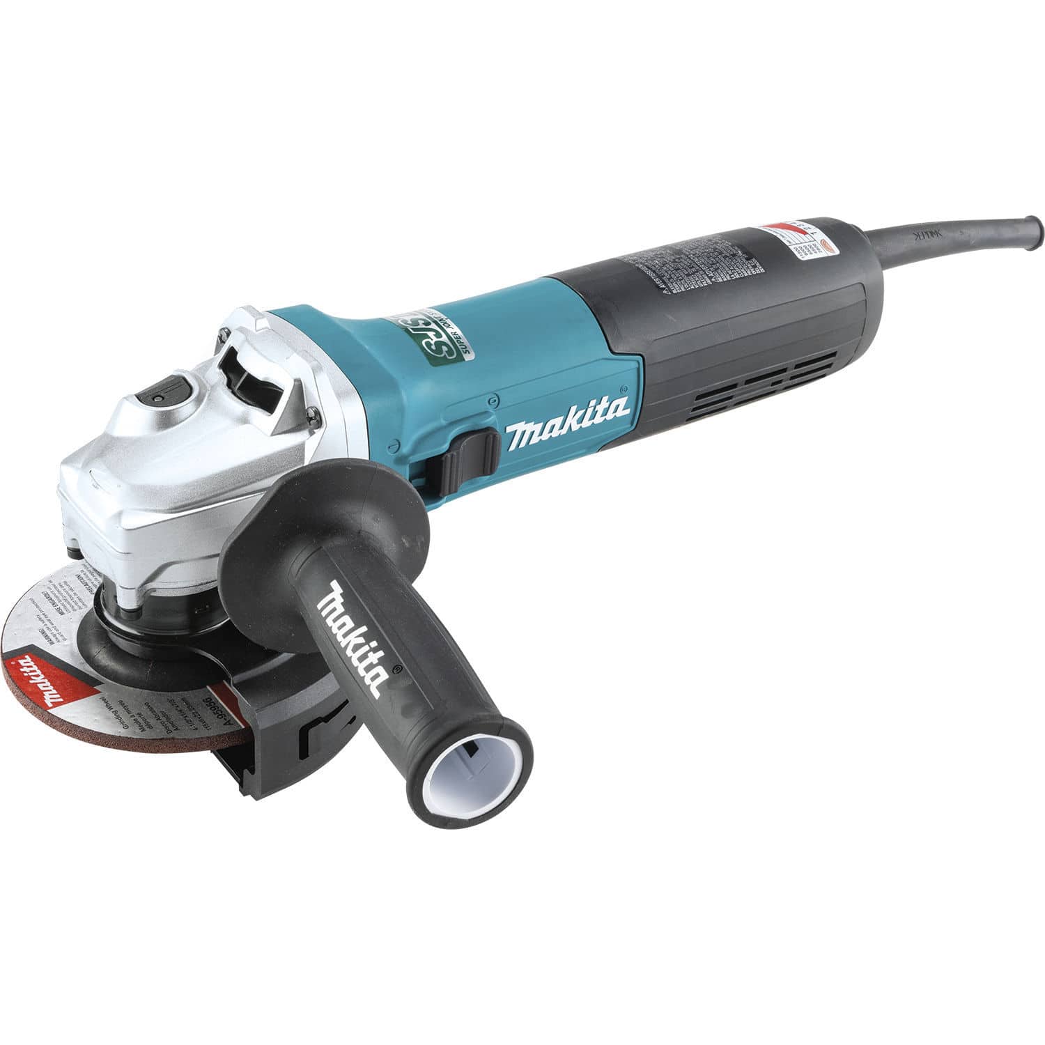 Electric portable grinder - GA4590 - MAKITA - angle